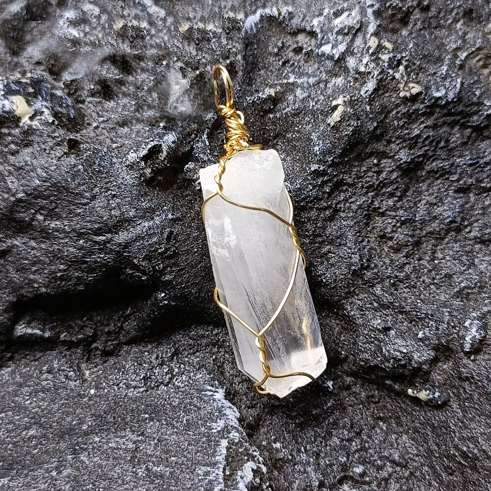 Natural Obelisk Quartz Crystal Healing Stone Wand Meditation Therapy ...