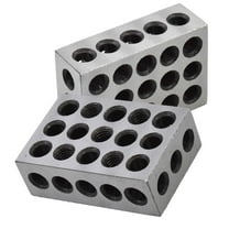 WEN 25 x 50 x 75 mm Steel-Hardened Metric Precision 123 Blocks, Two ...