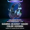 Gaming Headset for PS4, Gaming Headphones with Stereo Surround Sound & Noise Cancelling Mic ...