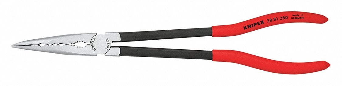 Knipex Needle Nose Plier,11" L,Serrated 28 81 280 SBA - Walmart.com