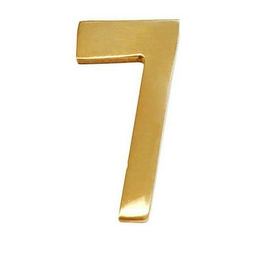 3-Inch Brass Mailbox Number 1 – Self Adhesive Floating #1 - Walmart.com