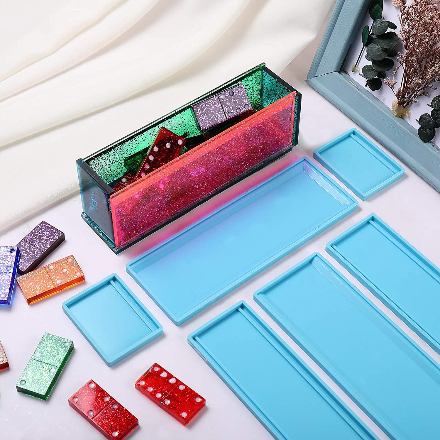 Molds Rugby domino silicone mold Craft Supplies & Tools etna.com.pe