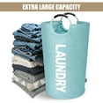 DOKEHOM 90L Large Laundry Basket, Collapsible Laundry Bag, Foldable ...