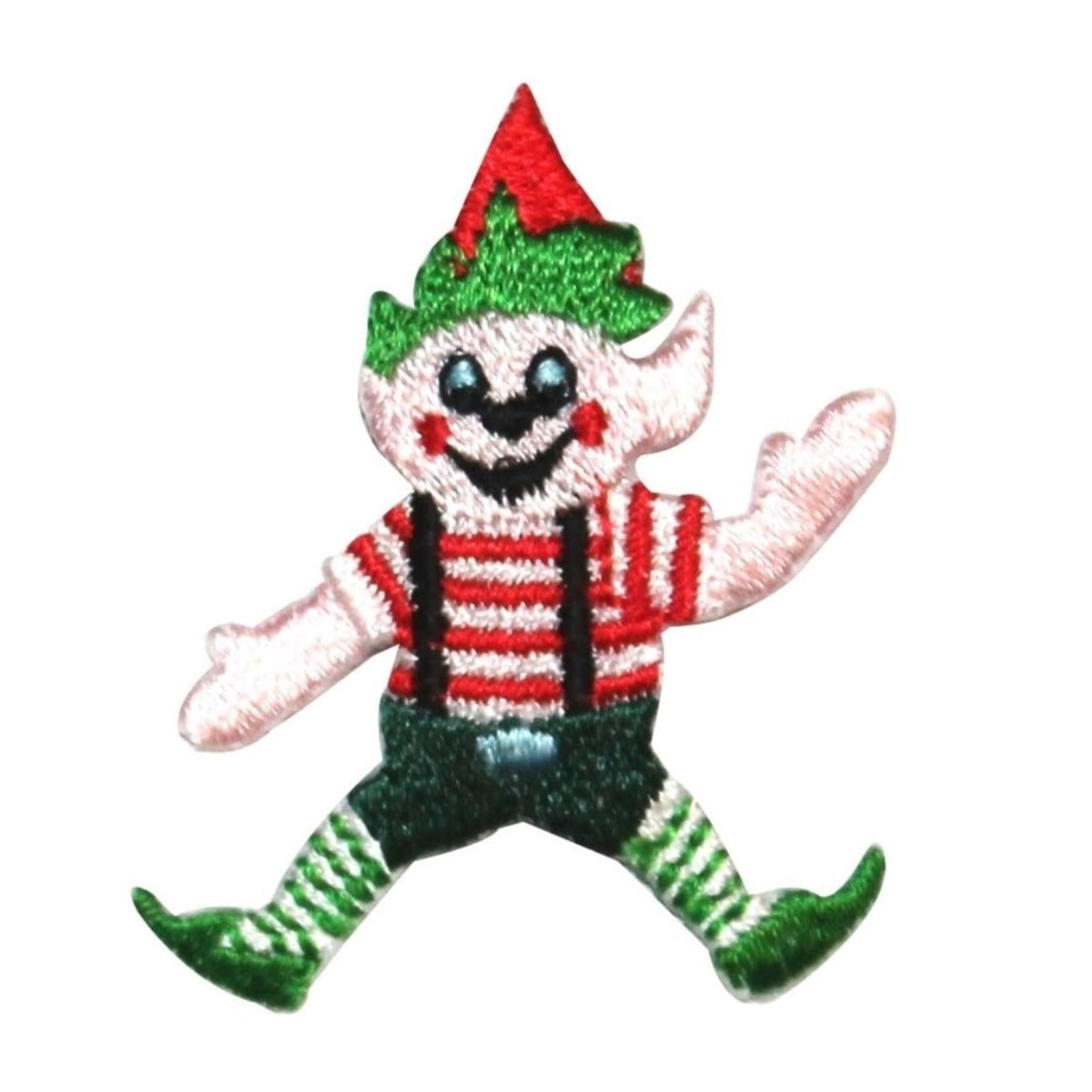 ID 8163 Christmas Elf Worker Patch Santa Helper Toy Embroidered Iron On ...