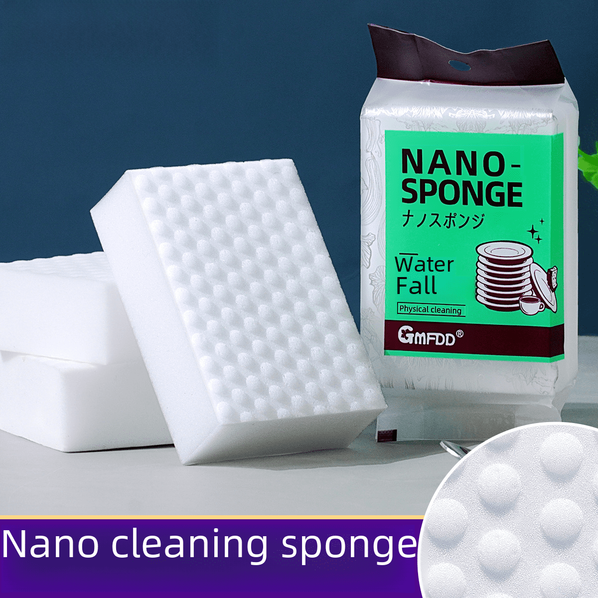 Esponja nano, toallita mágica, suministros de cocina, limpieza del ...