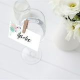 Koyal Wholesale Wild Flowers Place Cards for Wedding Party Tables ...