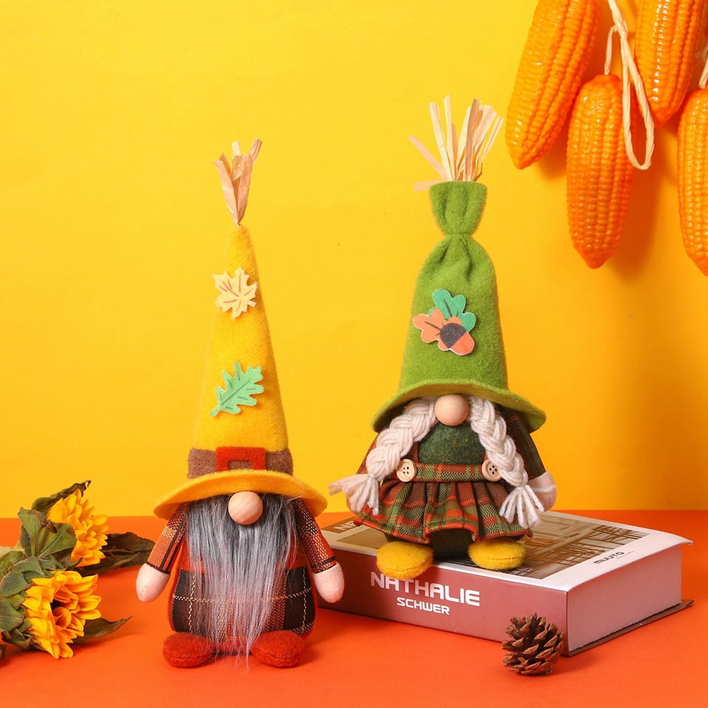 Fall Gnome Autumn Tomte Farmhouse Tiered Tray Decor Fall Home Decor ...