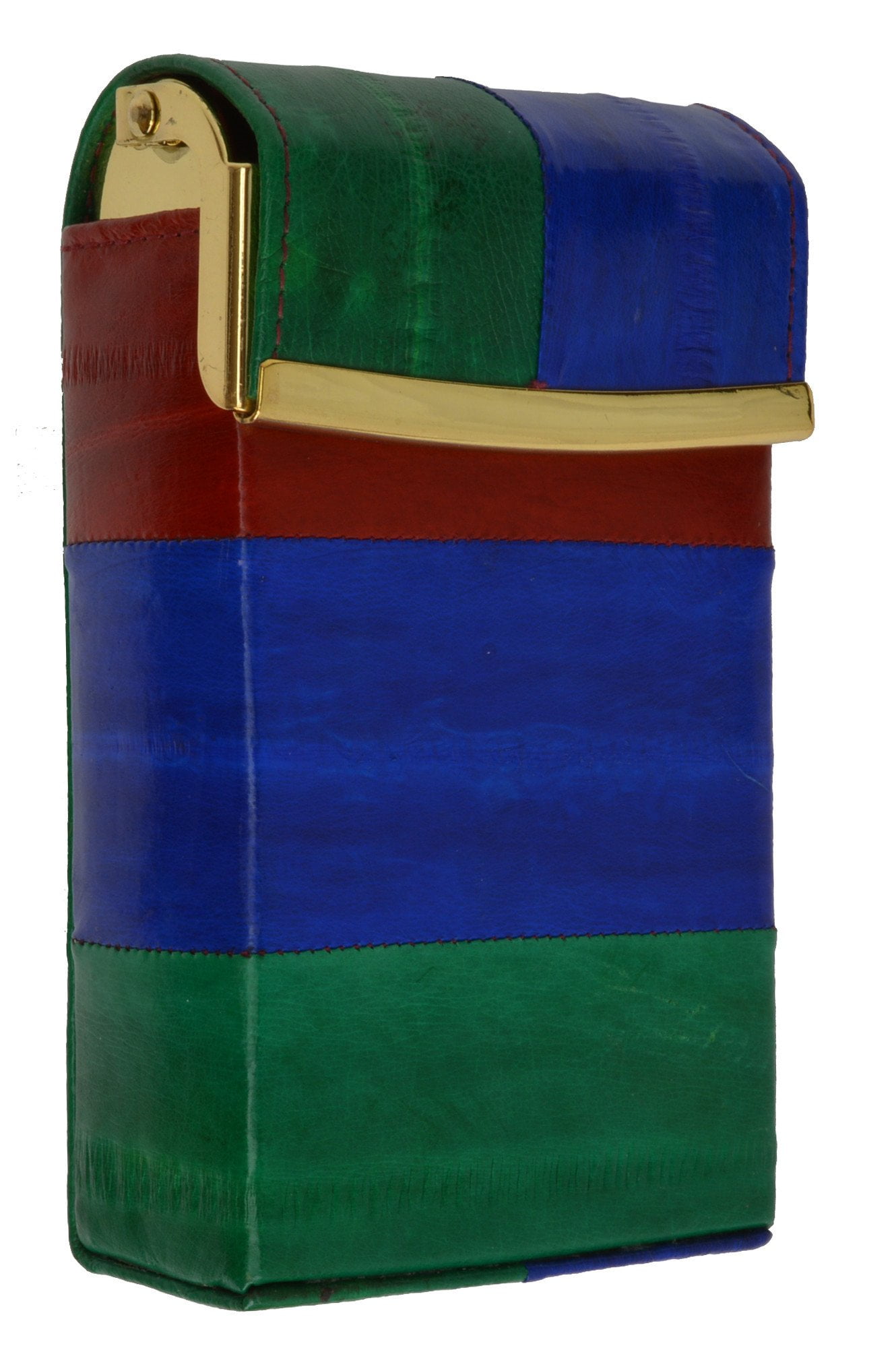 Eel Skin Genuine Leather Sliding Cigarette Case Wallet E 131 - Walmart.com