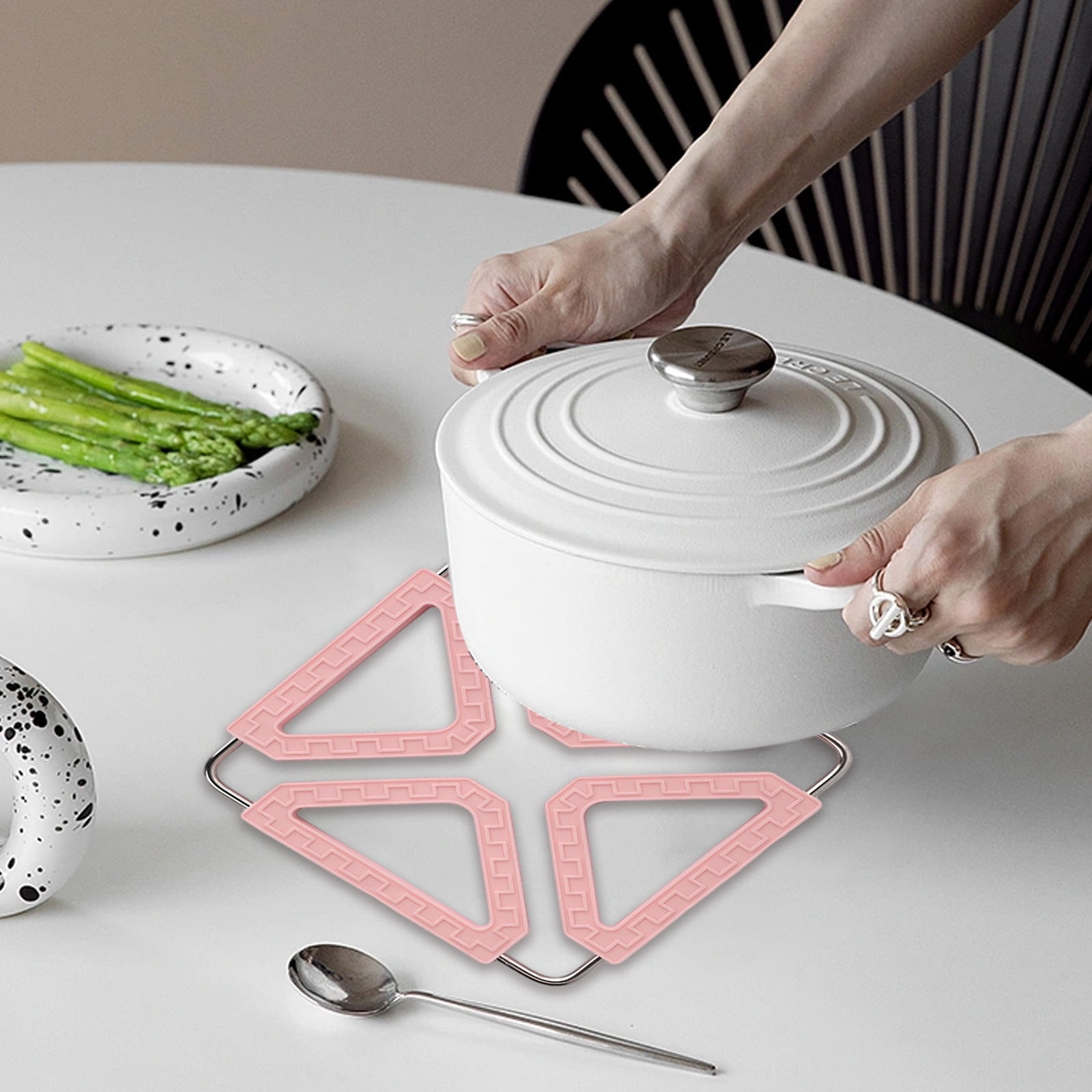 Click here for Pstuiky Stainless Steel Foldable Pot Mat  Placemat... prices