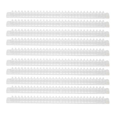 Spiral Binding Coil, 100 Sheets Capacity Transparent ABS Sheet Binding ...