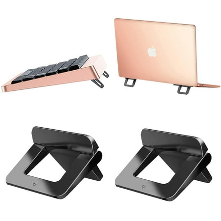 YDJKET Mini Laptop Stand, Invisible Laptop Stand 2 Pieces Mini Foldable ...