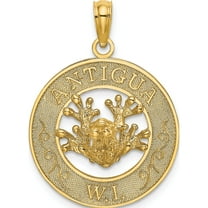 0.09ct Sapphire & Diamond Hamsa Hand & Evil Eye Charm Pendant in 14k ...