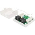 Intellinet Network Solutions Cat6 UTP Mount Box, 2 Port, Locking ...