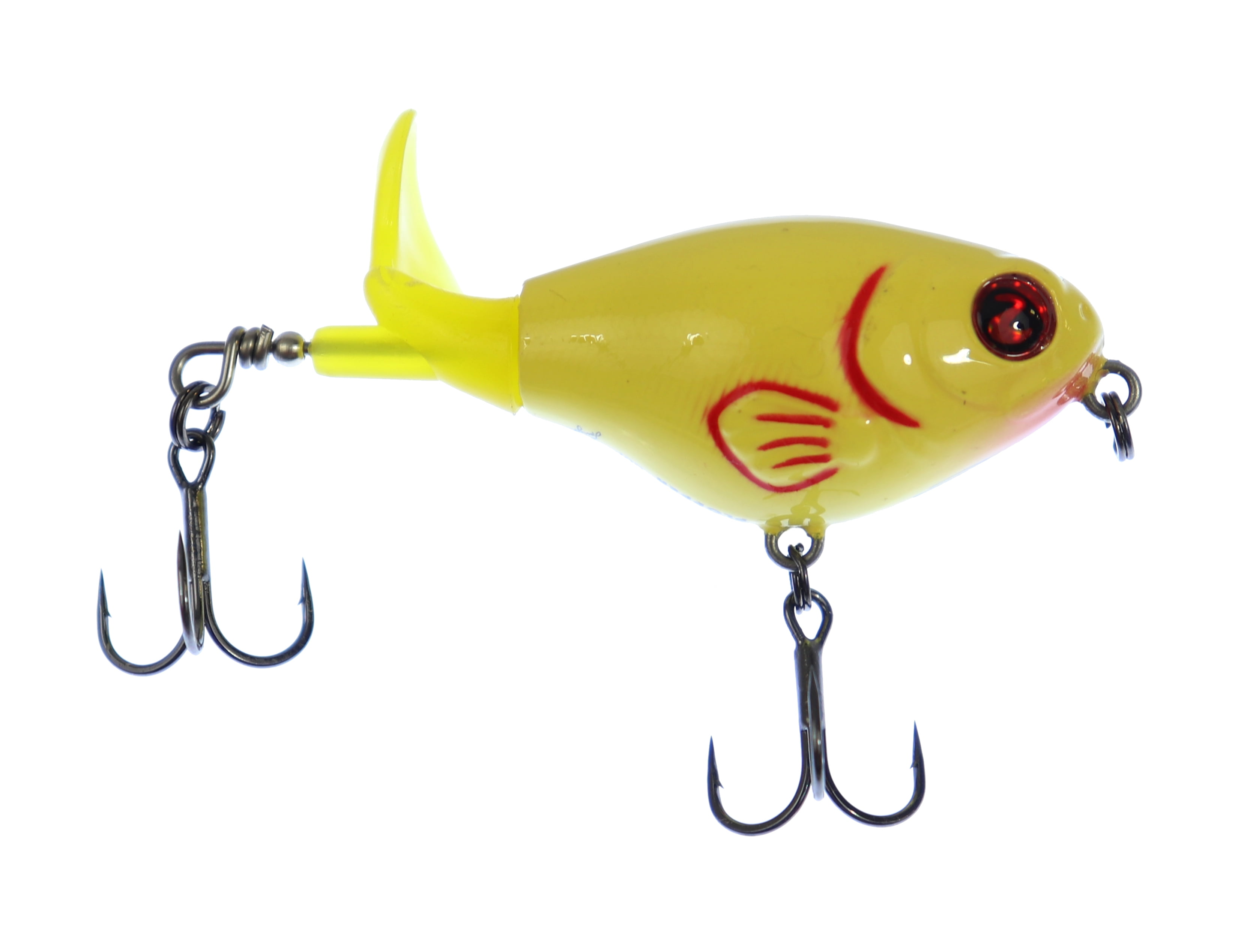 R2S Whopper Plopper 75 Bone Hard Plastic Fishing Lure - Walmart.com