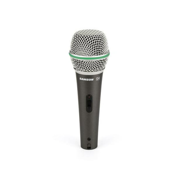 Samson Q4 Neodymium Dynamic Supercardioid Handheld Microphone - Walmart.com