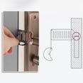 Portable Steel Door Stoppers Not Drill Door Stop Heavy Duty Door ...