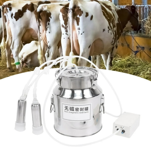Electric Pulsation Milking Machine - 14L Portable Home Electric Suction ...