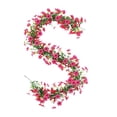Rwvbm 5.9FT Artificial Violet Flower Garland, Realistic Silk Leaf Vines ...
