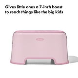 OXO Tot Anti-Slip Step Stool, Blossom, Supports Up to 200 lbs, Toddler ...