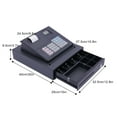 Miumaeov Thermal Cash Register, Compact Electronic System for Retail ...