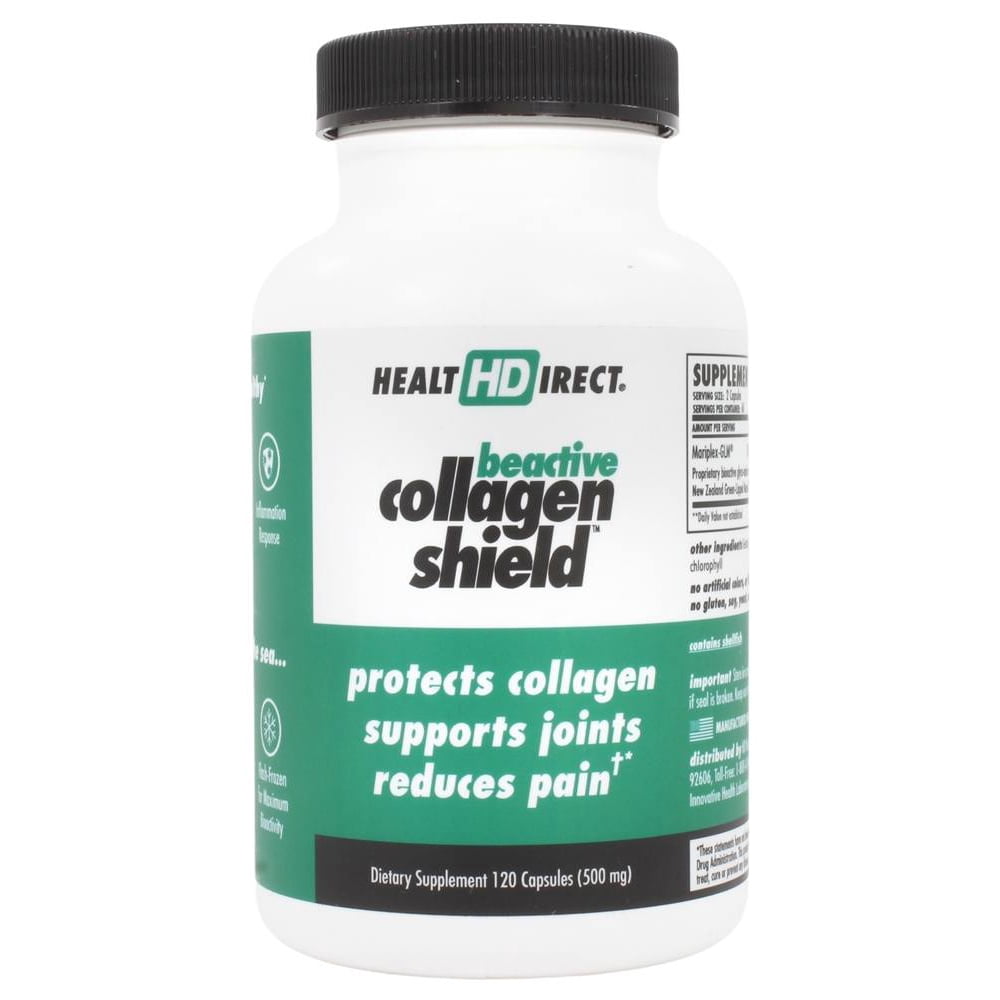 Health Direct - BeActive Collagen Shield - 120 Capsules - Walmart.com ...