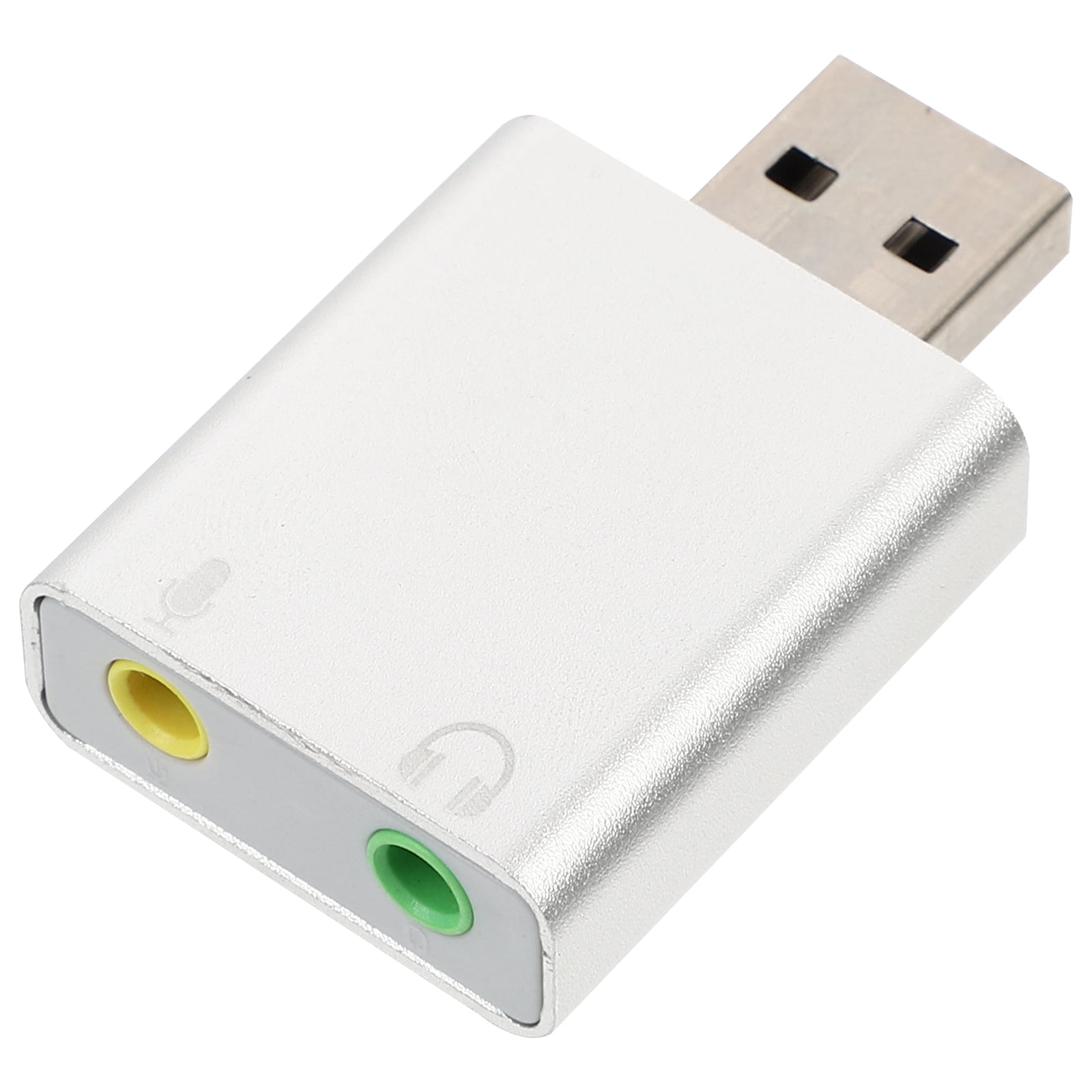 7.1 USB Audio Adapter External Sound Cards with Headphone and ...