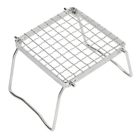 Folding Grill Rack, Rustproof Campfire Grill Mini Multipurpose For ...