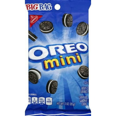 OREO Mini Chocolate Sandwich Cookies, 12 Snack Packs - Walmart.com
