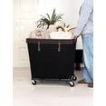 320L Extra Large Laundry Basket with Wheels, Rolling Hampers for ...