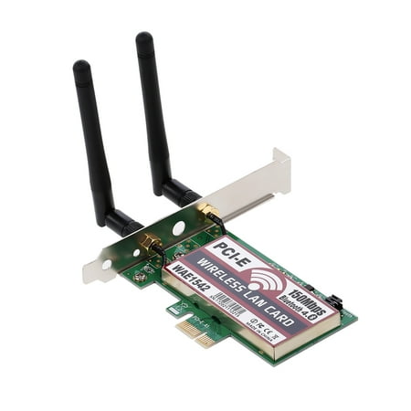 Wireless LAN Card BT WiFi Network Card with High-gain Antennas 150M PCI ...
