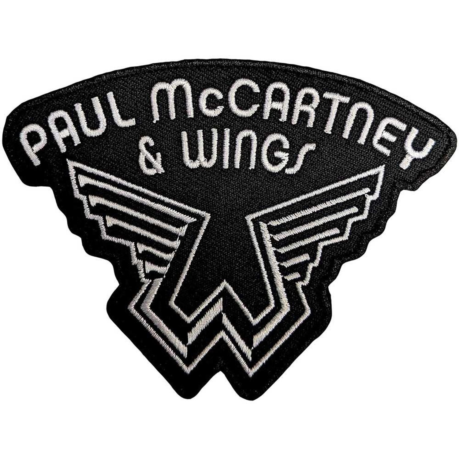 Click here for Paul Mccartney & Wings Woven Logo Iron On Patch 3.... prices