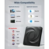 LC-dolida External CD/DVD Drive for Windows 11/10/7, Mac OS, Linux ...