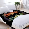Durable Soft Flannel Blanket - Cozy Cartoon Dragon Design Perfect for ...