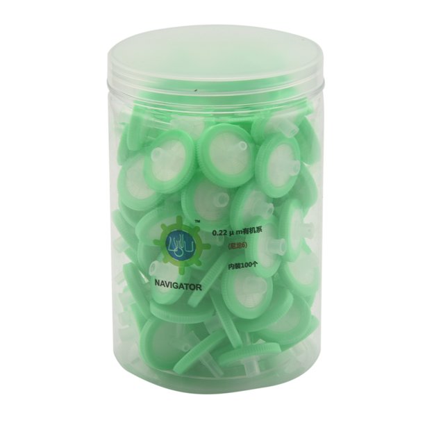 100PCS Cabezal Sistema de agua orgánica Filtro de PTFE Laboratorio Equi ...