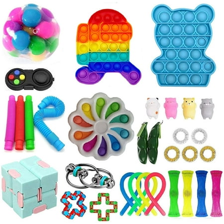 Cheap Fidget Toys Set, Sensory Fidget Toys Pack Simple Figetget Dimple ...