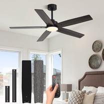 Modern Ceiling Fans with Lights, 52 Inch Ceiling Fan with Light and ...