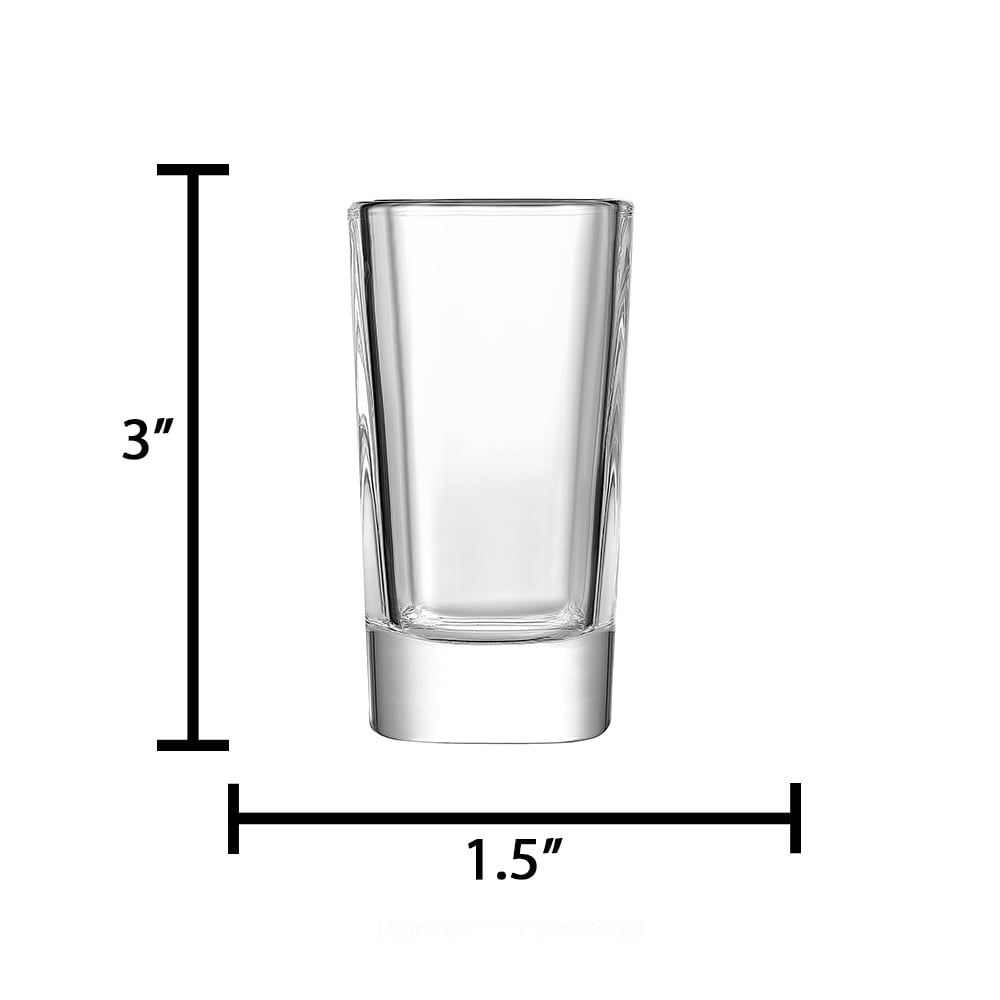 Tall Square Shot Glasses
