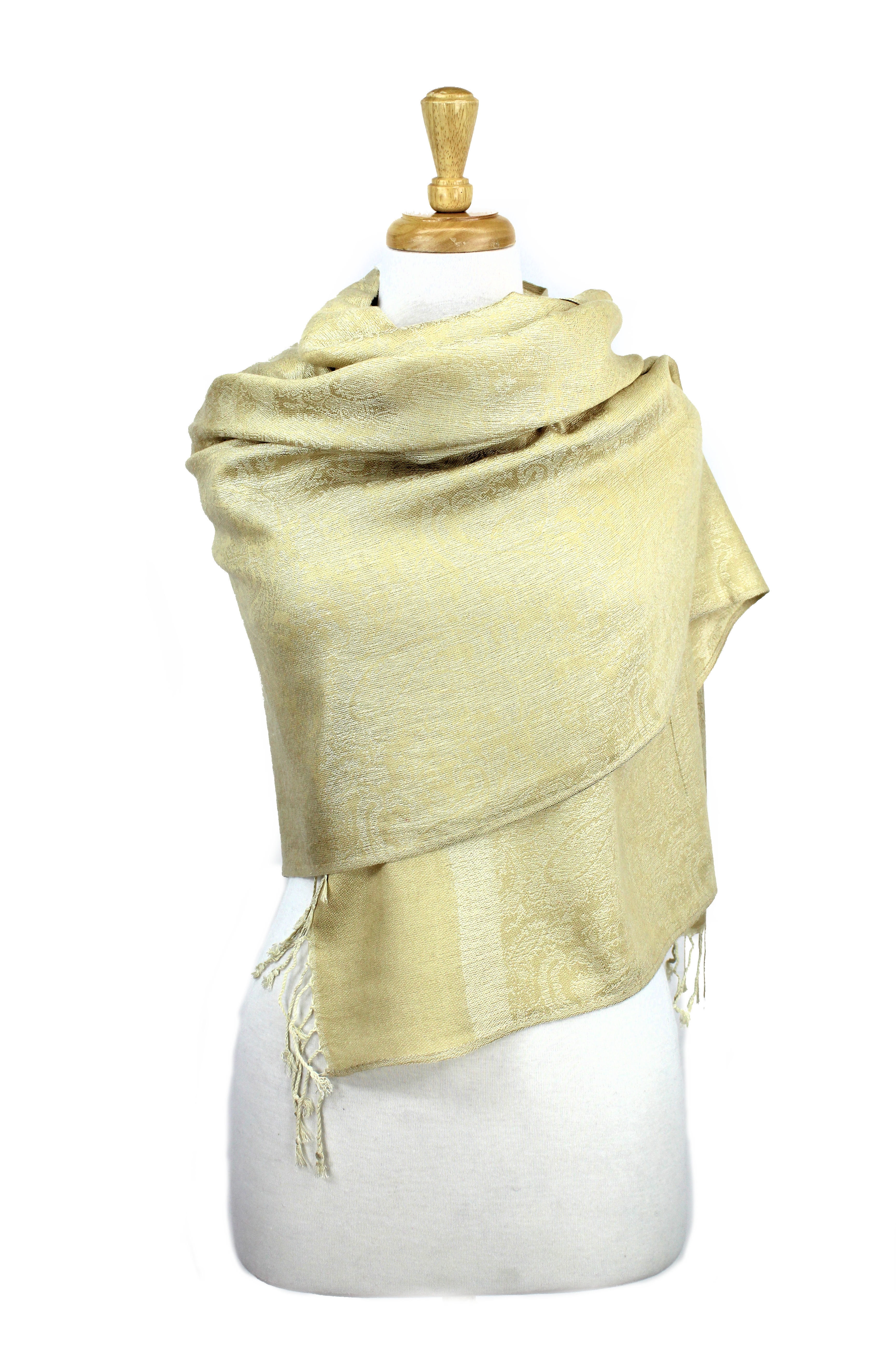 Paisley Jacquard Pashmina Shawl Wrap Scarf Stole - Walmart.com