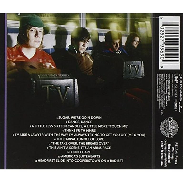 Dance Dance Fall Out Boy Album Cover