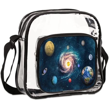 Clear Bag Stadium Approved, Solar System Planet Clear Crossbody Bag ...