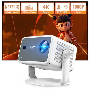 iLive Portable Mini HD Projector Bundle with Bluetooth Screen, Outdoor ...