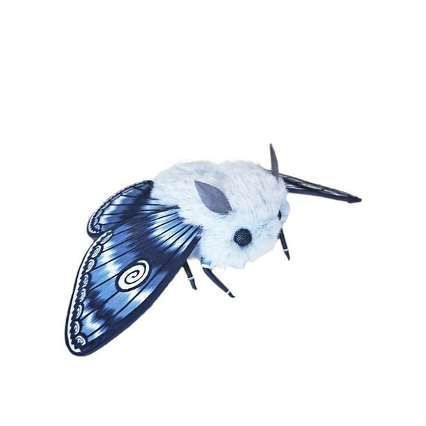 Blue Moth Moth plush Collectible Doll Creature Insect Interior Decor ...