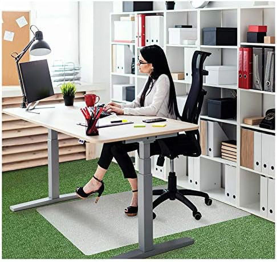 Ecotex Polypropylene Rectangular Foldable Chair Mat For Carpets, 35 X ...