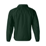 NYLON COACH'S JACKET/LINED D.GREEN M - Walmart.com