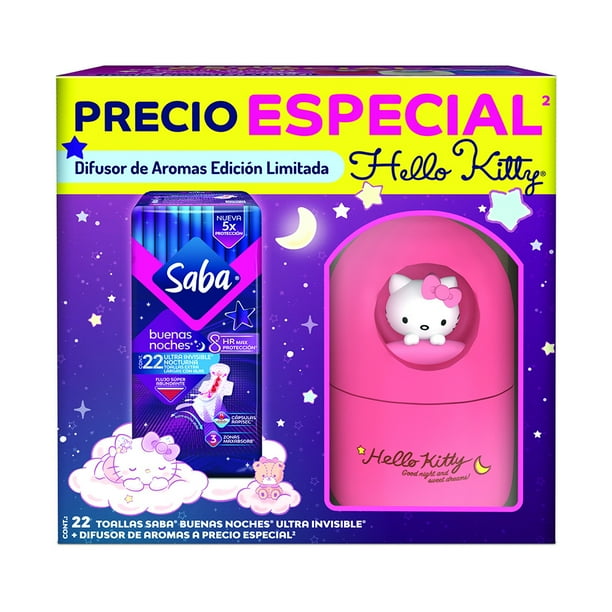 Toalla Saba Ultra Nocturna 22s mas Difusor | Walmart en línea