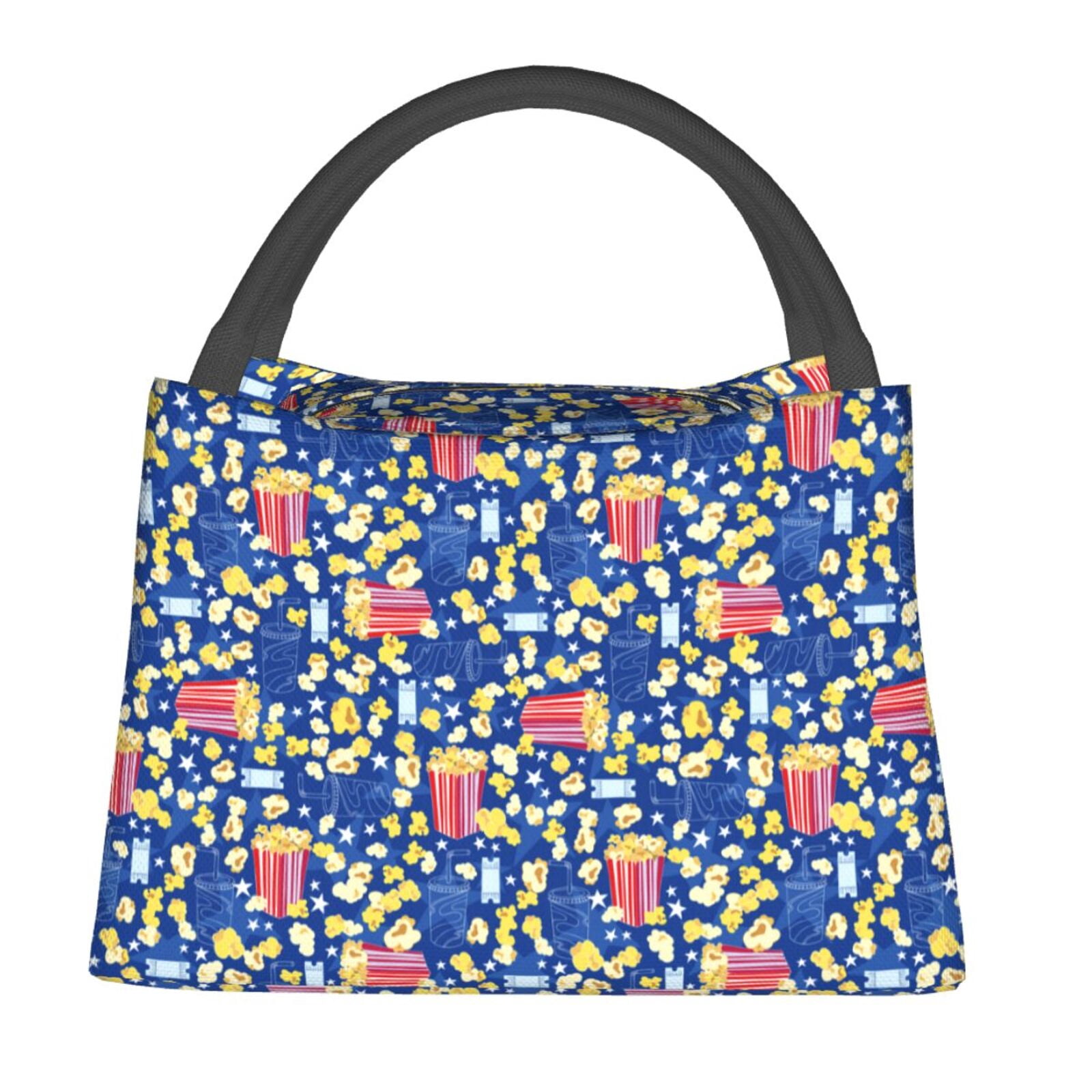 Fotbe Cute Popcorn Bolsa Térmica Portátil con Estampado, Bolsa de ...