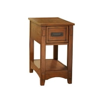 Ashley Signature Design Breegin Contemporary Chairside End Table, Brown ...