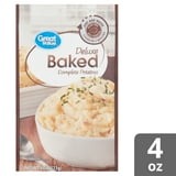 Great Value Baked Complete Potatoes 4 oz Instant Mashed Potatoes Quick ...