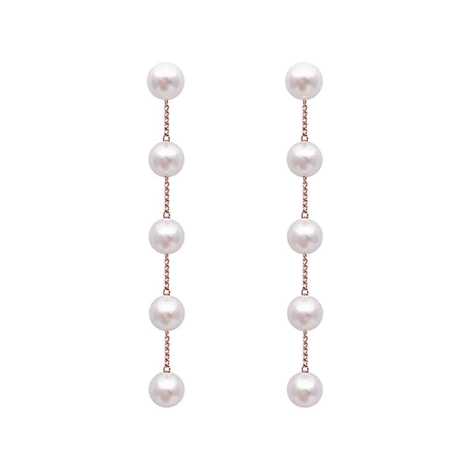 Click here for Xzngl Pearl Earrings Temperament Pearl Earrings Ch... prices