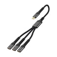 Multiport USB C Split Cable For Laptop Fast Charging And Durability ...